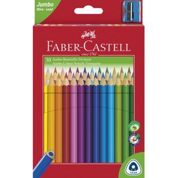 Faber-Castell Buntstift Trangular Jumbo sortiert Packung mit 30 Stück Kartonetui | Gr.: onesize