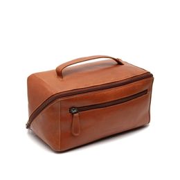 The Chesterfield Brand Elmia - Kulturbeutel 24 cm (schwarz) in cognac | Gr.: onesize