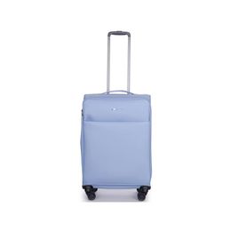 Stratic Light + 4 Rollen Trolley 68 cm mit Dehnfalte in light blue | Gr.: onesize