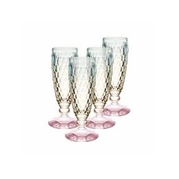 Villeroy & Boch Villeroy & Boch 4er Set Sektgläser Boston Pearl 120 ml in bunt | Gr.: onesize
