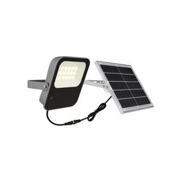 Globo lighting Solarleuchte "SOLARLEUCHTE ALUMINIUM DRUCKGUSS GRAU, 1XLED" in gray | Gr.: onesize