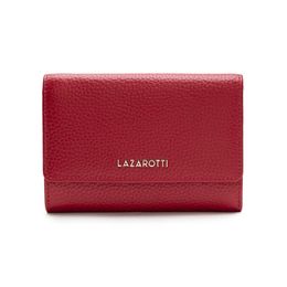 Lazarotti Bologna Leather Geldbörse Leder 14 cm in red | Gr.: onesize
