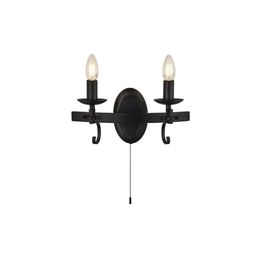 Licht-Erlebnisse Wandlampe (B)32 x (H)18 cm in Schwarz | Gr.: onesize