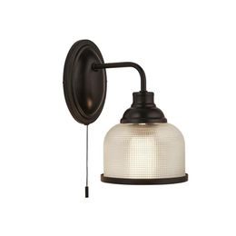 Licht-Erlebnisse Wandlampe (B)15 x (H)24.5 cm in Schwarz Klar/Transparent | Gr.: onesize