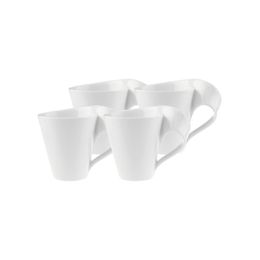 Villeroy & Boch Villeroy & Boch 4er Set Becher mit Henkel NewWave 300 ml in weiß | Gr.: onesize