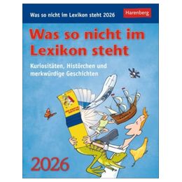 Harenberg Kalender - Was so nicht im Lexikon steht Tagesabreißkalender 2026 - Kurio | Gr.: onesize