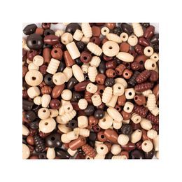Playbox Holzperlen 1 kg naturfarben - ab 5 Jahren | Gr.: onesize