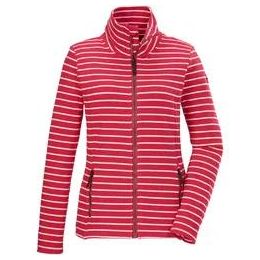 Strickjacke "GS 60 WMN FLX JCKT", Damen, Gr. 38, pink, Oberstoff: 65% Polyester, 32% Viskose, 3% Elasthan, G.I.G.A. DX BY KILLTEC, sportlich, Strickjacken, Gestreifte Damenjacke, Stehkragen, Zipper-Taschen, Kinnschutz