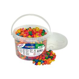 Playbox Holzperlen im Eimer 1 kg grundfarben - ab 5 Jahren | Gr.: onesize