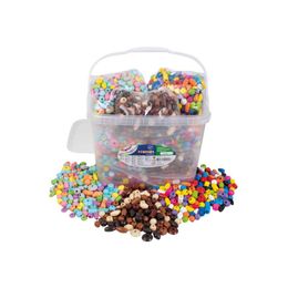 Playbox Holzperlen im Eimer 2,5 kg farbenmix - ab 5 Jahren | Gr.: onesize