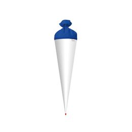 Roth Bastel-Schult&uuml;te gro&szlig; wei&szlig; 70 cm Filzverschluss blau in Wei&szlig; | Gr.: onesize