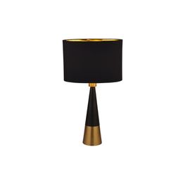 Licht-Erlebnisse Tischlampe (B)18.5 x (L)32.5 x (H)58.5 cm in Schwarz Gold Kupfer | Gr.: onesize