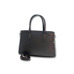 Leder Schultertasche Florence Tasche schwarz ca. 35cm | Gr.: onesize