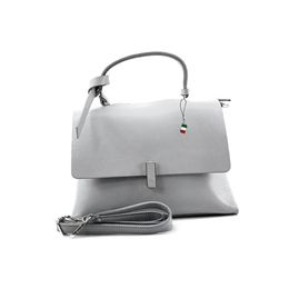 Leder Umhängetasche Florence Tasche hellgrau ca. 31cm | Gr.: onesize