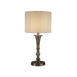 Licht-Erlebnisse Tischlampe (B)30 x (L)30 x (H)62 cm in Messing Antik Natur | Gr.: onesize