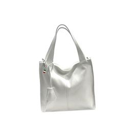 Leder Schultertasche, Shopper Florence Tasche weiß ca. 33cm | Gr.: onesize