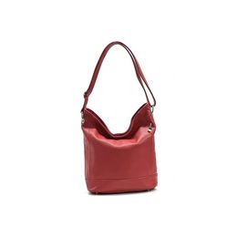 Leder Schultertasche, Shopper Florence Tasche rot ca. 37cm | Gr.: onesize