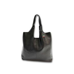 Leder Shopper Florence Tasche schwarz ca. 37cm | Gr.: onesize