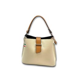 Leder Schultertasche Florence Tasche beige, natur ca. 25cm | Gr.: onesize