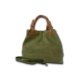 Leder Handtasche, Umhängetasche Florence Tasche olivgrün ca. 31cm | Gr.: onesize