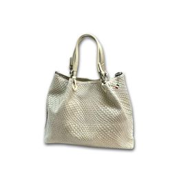 Leder Handtasche, Umhängetasche Florence Tasche beige ca. 31cm | Gr.: onesize