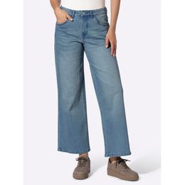 Heine 5-Pocket-Jeans in blue-bleached | Gr.: 46