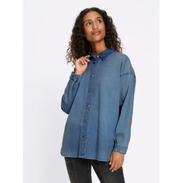 Heine Jeansbluse in blue-bleached | Gr.: 38