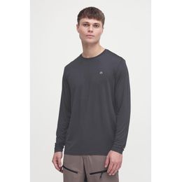 North Bend Longsweatshirt NBTergong M L/S Tee in Grau | Gr.: M