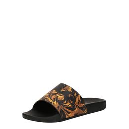 Versace Jeans Couture Pantolette Damen Größe 41 gelb / orange / schwarz