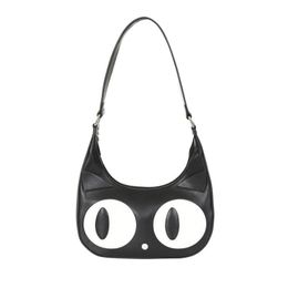 Banned Alternative Witching Cat Handtasche schwarz wei&szlig; BG34521