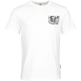 THE DUDES Good Times T-Shirt wei&szlig; in M 10005101 white