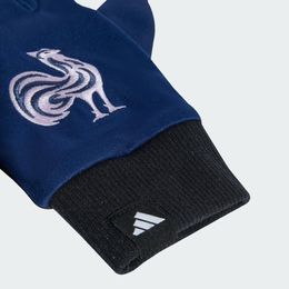 adidas Performance Sporthandschuhe 'Frankreich Feldspieler' Herren Gr&ouml;&szlig;e L dunkelblau / helllila / schwarz