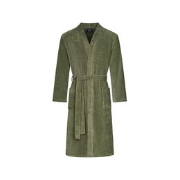 Cawö Cawö Bademäntel Herren Kimono Cord-Optik 6540 field - 453 in field - 453 | Gr.: M