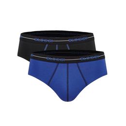 Sloggi Slip 2er Pack in Schwarz/Blau | Gr.: XXL