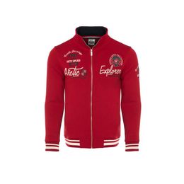 Carisma Sweatjacke in Red | Gr.: 3XL