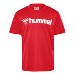 Hummel T-Shirt Hmllogo Kinder in TRUE RED | Gr.: 116