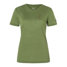 super.natural Merino T-Shirt W GIPFELGLÜCK TEE in grün | Gr.: S