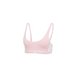 Adidas Bustier Scoop Bralette - Sport Active Essentials in clear pink | Gr.: XXL