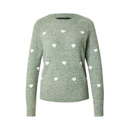 Véro Moda VERO MODA Pullover 'VMDoffy' Damen Größe XXL grünmeliert / wollweiß