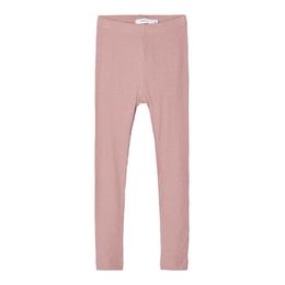 name it Mädchen Leggins in Rippstruktur Woodrose 80 | Gr.: 98