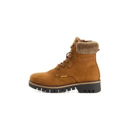 Camel Active Lederschuh mit Seitenzipper in Orange | Gr.: 38