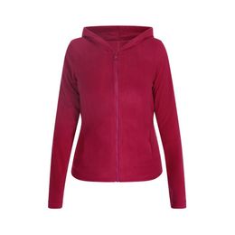 NALLY Damen Fleecejacke in Fuchsia | Gr.: M