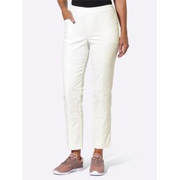 WITT WEIDEN Twill-Jeans in wei&szlig; | Gr.: 50