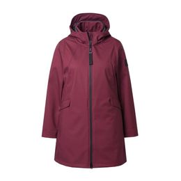 Ulla Popken Softshelljacke in dunkel kirschrot | Gr.: 50-52