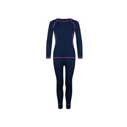 Trollkids Funktionsw&auml;sche-Set Merino in navy/pink | Gr.: 110
