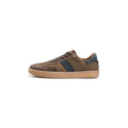 Camel Active Sneaker mit Kontrastdetails in Dunkelgr&uuml;n | Gr.: 43