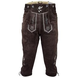 Edelnice Lederhose in dunkelbraun | Gr.: 44