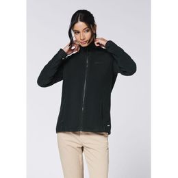 Chiemsee Fleece-Jacke in Schwarz | Gr.: XL