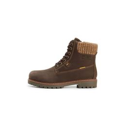 Camel Active Hoher Schnürboot aus Nubukleder in Braun | Gr.: 42