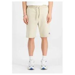 Shorts Alpha Industries "Basic Short SL II", Herren, Gr. XXL, Normalgrößen, weiß (vintage weiß), Obermaterial: 80% Baumwolle, 20% Polyester, Hosen